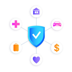 Health insurance form Royalty Free Vector Image