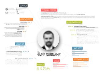 Original Resume Template Vector Images (50)