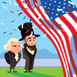 George Washington and Abraham Lincoln Vector Images (over 220)
