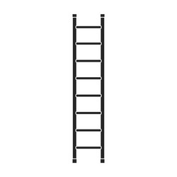 Black and white ladders Royalty Free Vector Image