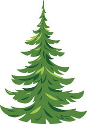 Spruce Tree Cartoon Vector Images (over 9,300)
