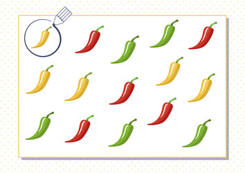 Circle yellow color kindergarten worksheet Vector Image