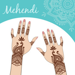 Mehandi Hands Vector Images (over 130)