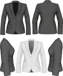 Work wear and uniform set isolated Royalty Free Vector Image