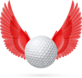 Flying ball Royalty Free Vector Image - VectorStock