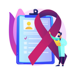 Breast cancer abstract concept Royalty Free Vector Image