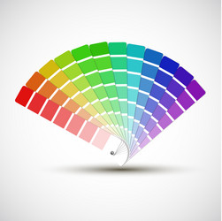 Colorful palette full spectrum colors Royalty Free Vector