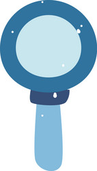 Isometric lupe icon isolated design Royalty Free Vector