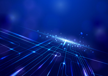 Abstract lights technology concept background Vector Image