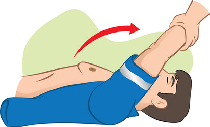 Cardiopulmonary resuscitation cpr emergency aid Vector Image