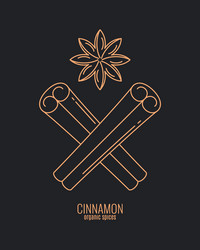 Engraved style organic spices and beans Royalty Free Vector