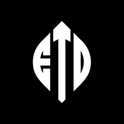 Eto logo letter design Royalty Free Vector Image