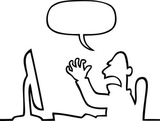 Man Shouting Drawing Vector Images (over 1,100)