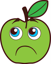 Sad Apple Vector Images (over 500)