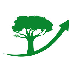 Abstract arrow connected logo Royalty Free Vector Image