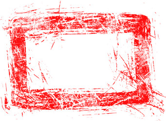 Red circle grunge rubber stamp template Royalty Free Vector