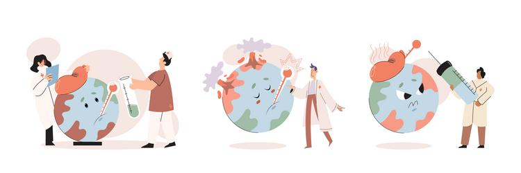 Global warming high temperature and hot weather Vector Image