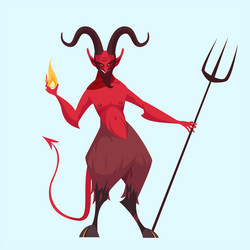 Evil fairy tail character Royalty Free Vector Image