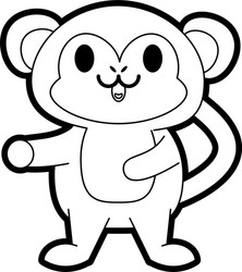 Uncolored Animal Vector Images (over 230)