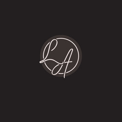 La Monogram Vector Images (over 1,800)