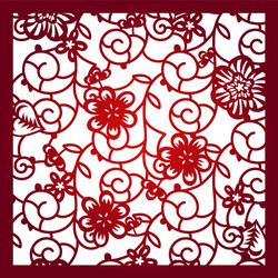 Seamless japanese pattern shoji kumiko in golden Vector Image