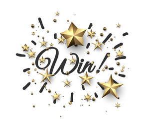 Win sign Royalty Free Vector Image - VectorStock