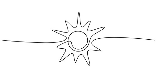 Single continuous line drawing minimalist beauty Vector Image