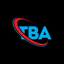 Tba logo letter letter logo design Royalty Free Vector Image