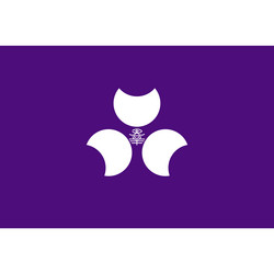 Flag of gunma prefecture Royalty Free Vector Image