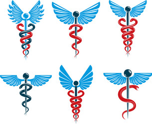 Healthcare Caduceus Alchemy Vector Images (98)