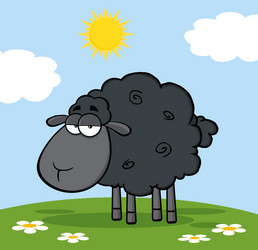 Cartoon sheep Royalty Free Vector Image - VectorStock