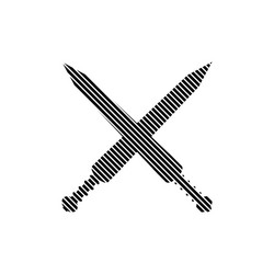 Crossed Gladius Swords Vector Images (29)