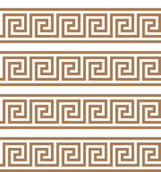 Greek key typical egyptian assyrian and Royalty Free Vector