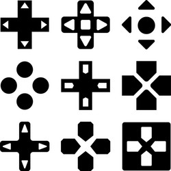 D pad icon Royalty Free Vector Image - VectorStock