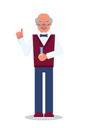 Scientist professor Royalty Free Vector Image - VectorStock