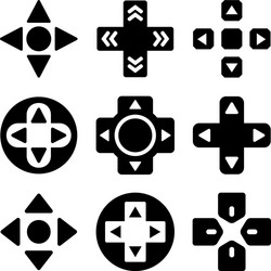 D pad icon Royalty Free Vector Image - VectorStock