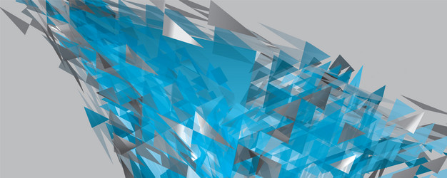 Abstract metal banner Royalty Free Vector Image