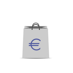 Shopping bag design vintage butterfly Royalty Free Vector