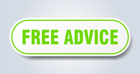 Free green paper sign isolated on white Royalty Free Vector