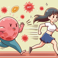 Bacteria Running Vector Images (over 600)