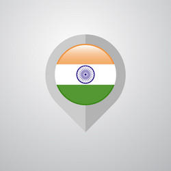 India Map with Location Pins Vector Images (over 350)