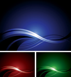 Abstract smooth light lines background Royalty Free Vector