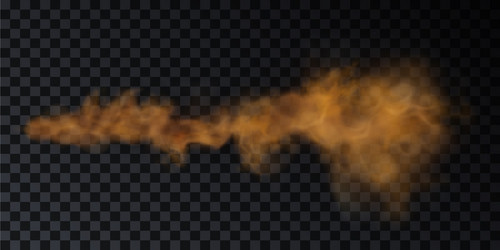 Road dust cloud from under wheels Royalty Free Vector Image