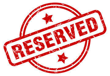 All rights reserved text rubber stamp Royalty Free Vector