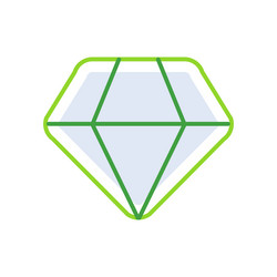 Employee value business people icon with green Vector Image