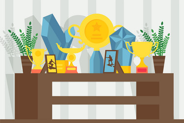 Sports awards Royalty Free Vector Image - VectorStock