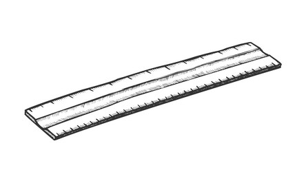 Scale Ruler Clipart Bw