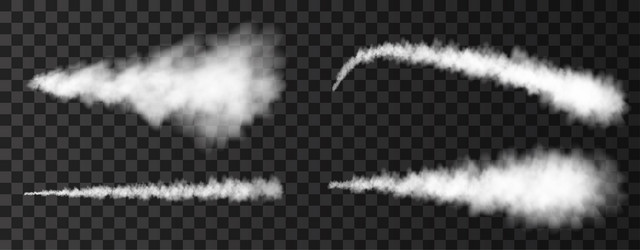 Plane Smoke Vector Images (over 1,700)