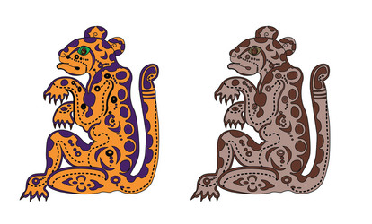 Aztec Panther Vector Images (25)