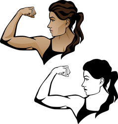 Man Doing Straight Arm Lat Pulldown Exercise Vector Image